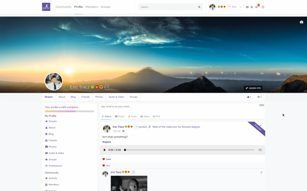 PeepSo Theme: Gecko | PeepSo