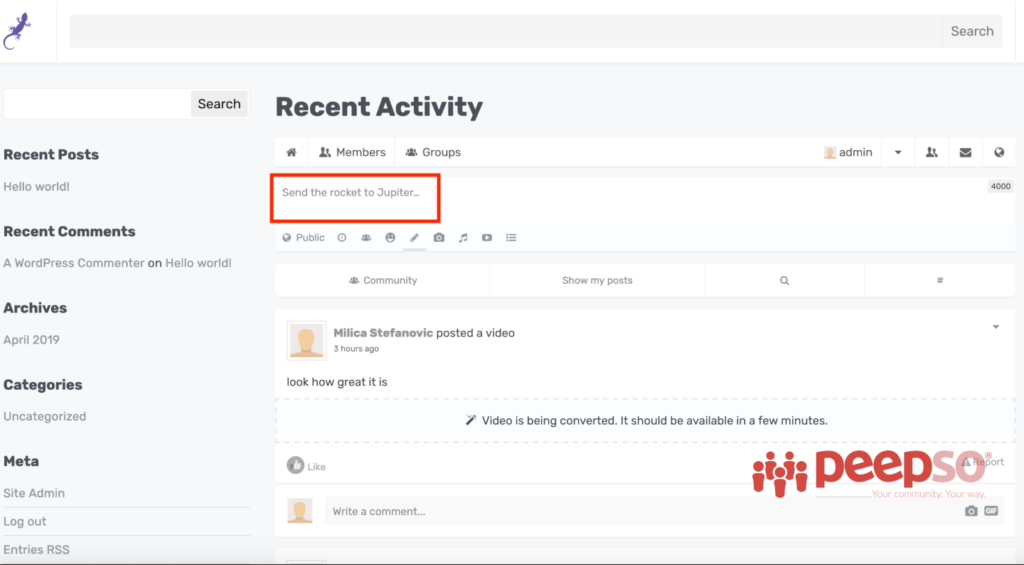 Text overrides | PeepSo