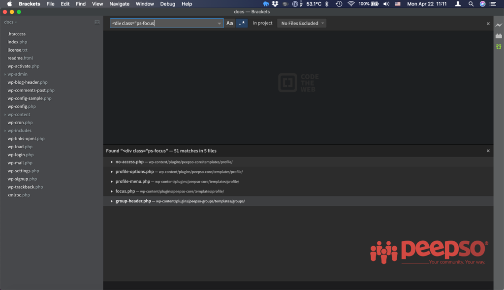 Template overrides | PeepSo