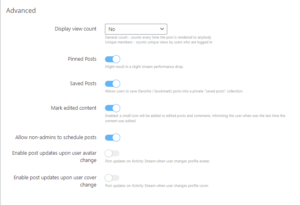 Activity Stream Configuration | PeepSo