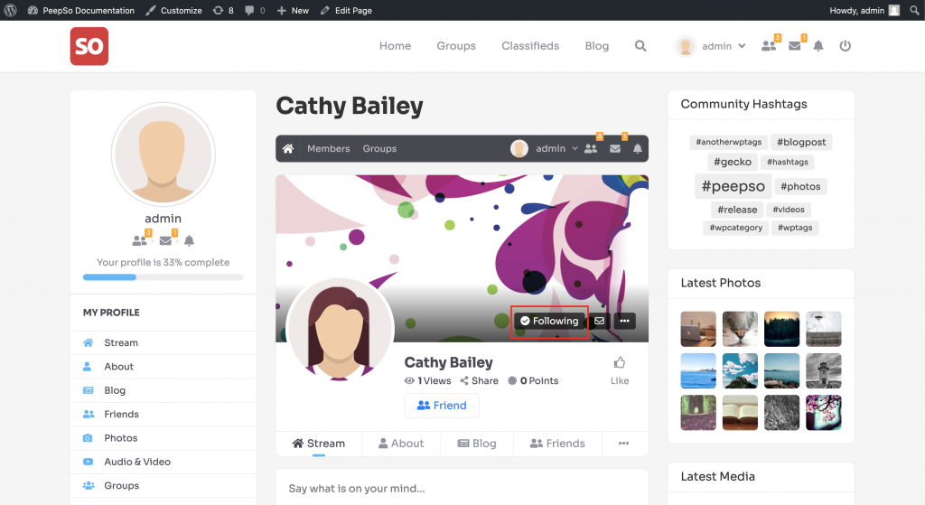 Friends Features | PeepSo