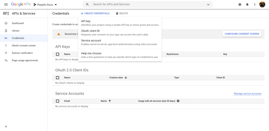 Google Login | PeepSo