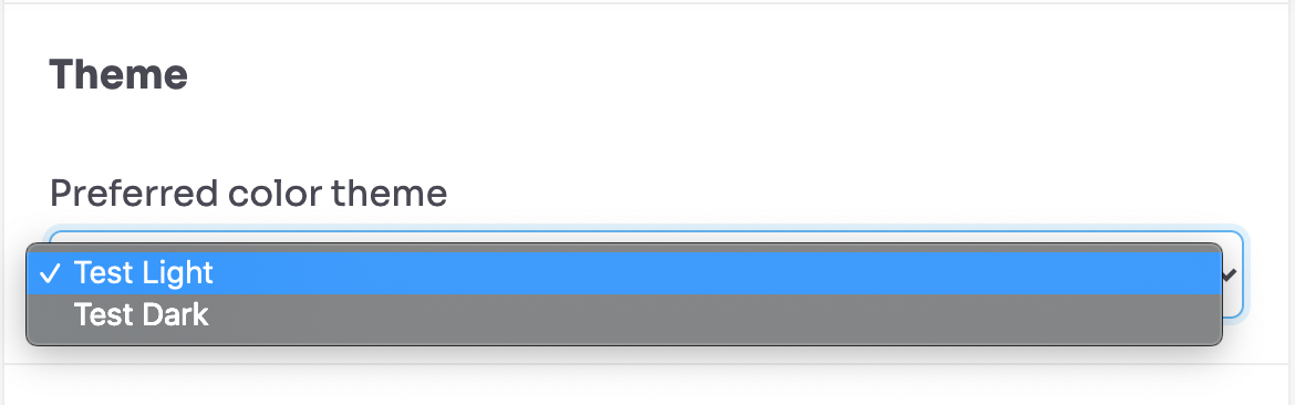 Let Users Select Preferred Theme | PeepSo