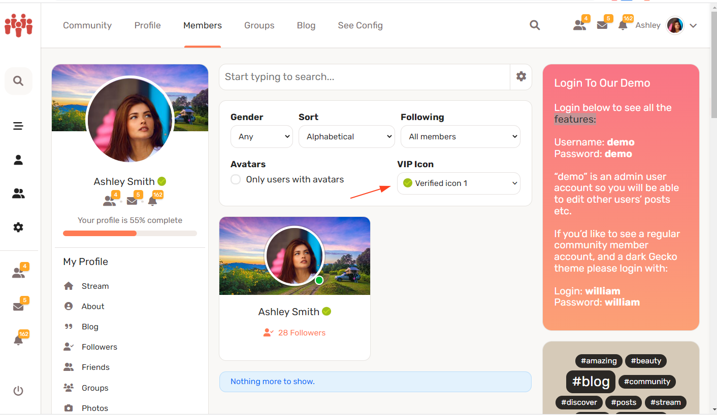 Search Members | PeepSo